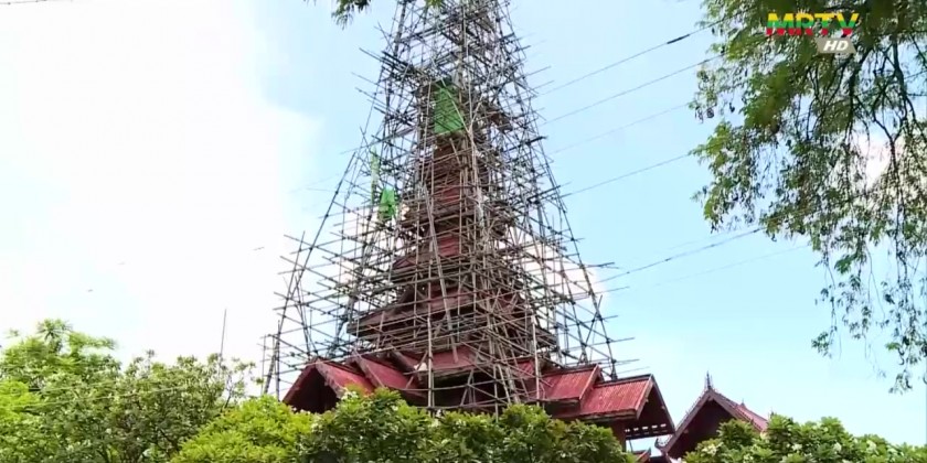Contribution Works: Shwe Kyin monastery renovations completed 75% ...